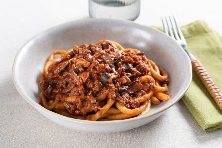 Pasta seente ja kreeka pähkli raguga – Gustus